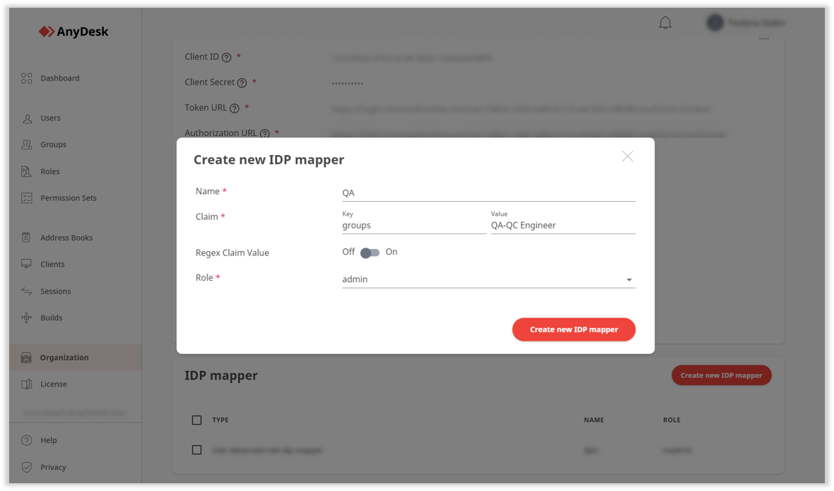 Add multiple users via IDP